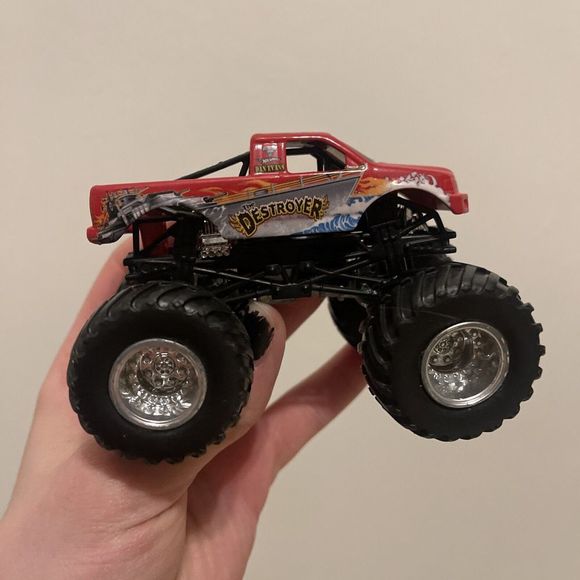 hot wheels | Toys | Monster Jam The Destroyer Red Monster Truck 64 Hot ...